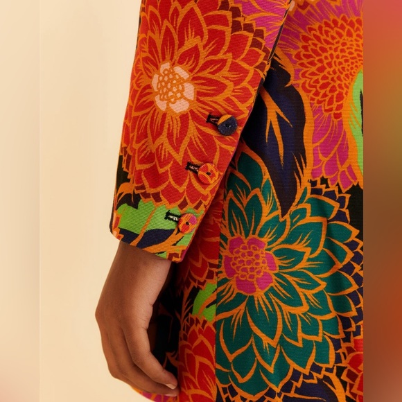 FARM Rio | Jackets & Coats | Farm Rio Black Vintage Garden Cut Out ...